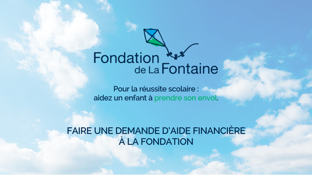 Faire une nouvelle demande - Fondation de la Fontaine